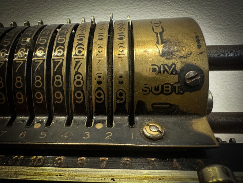 Arithmometer Mechanical Calculator ORIGINAL ODHNER GOTEBORG Authentic ...