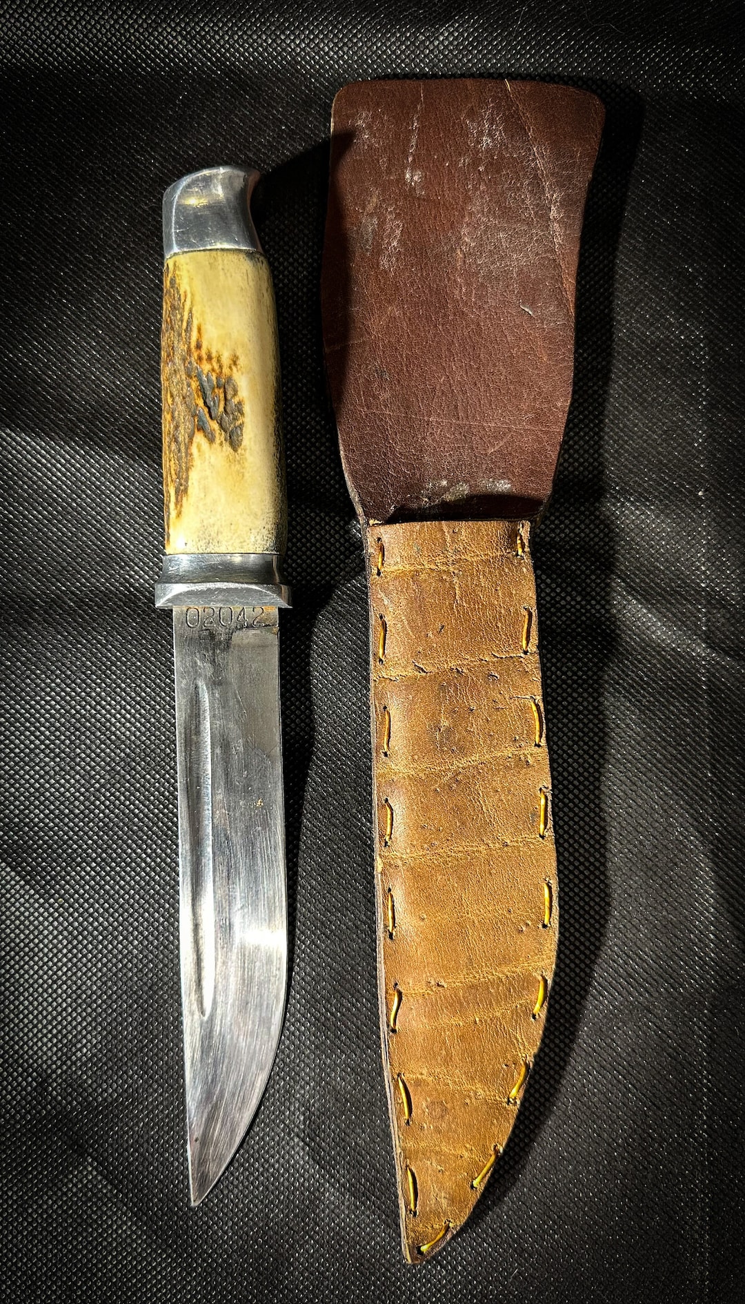 Vintage USSR Handmade Soviet Stainless Steel Hunters Knife Nature ...