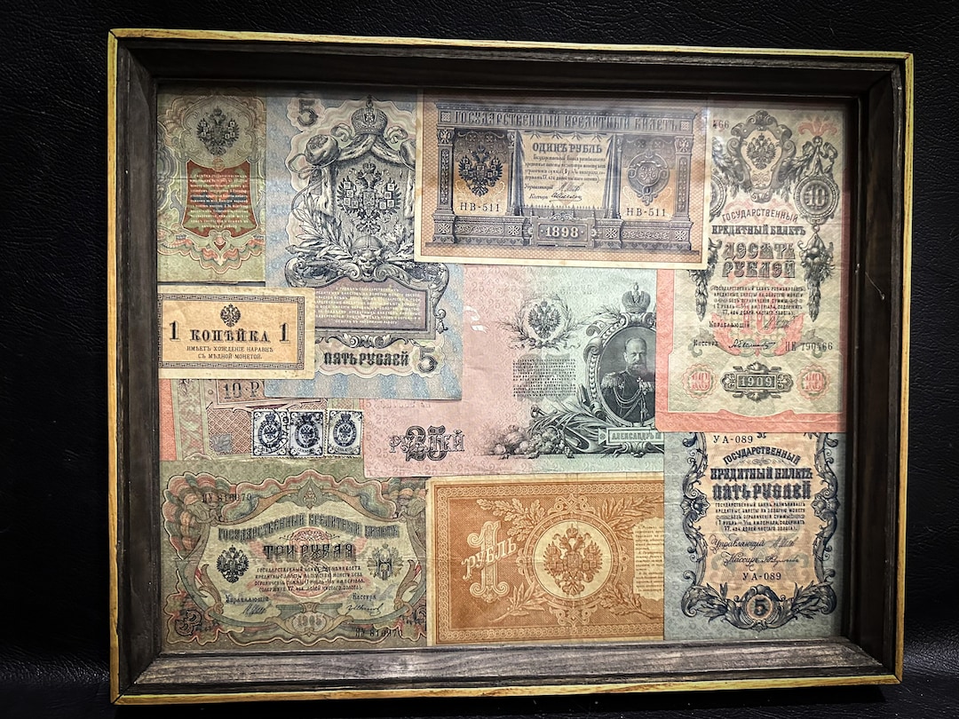 Russian Empire Banknote, Tsar Money, Romanov Dinasty, Wall Decor ...