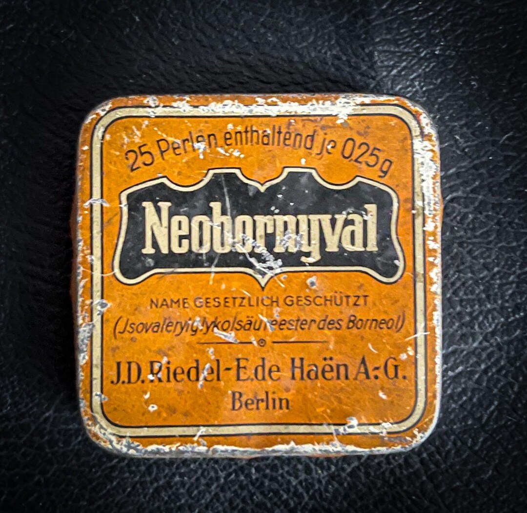 Compact German Early 1900s 20th Century Little Tin Box. Tin Can Berlin ...