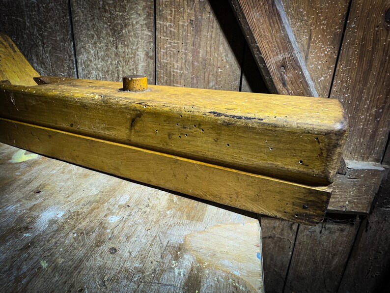 Antique Applewood Cage Plane Collectible Wooden Tool Large Heavy ...