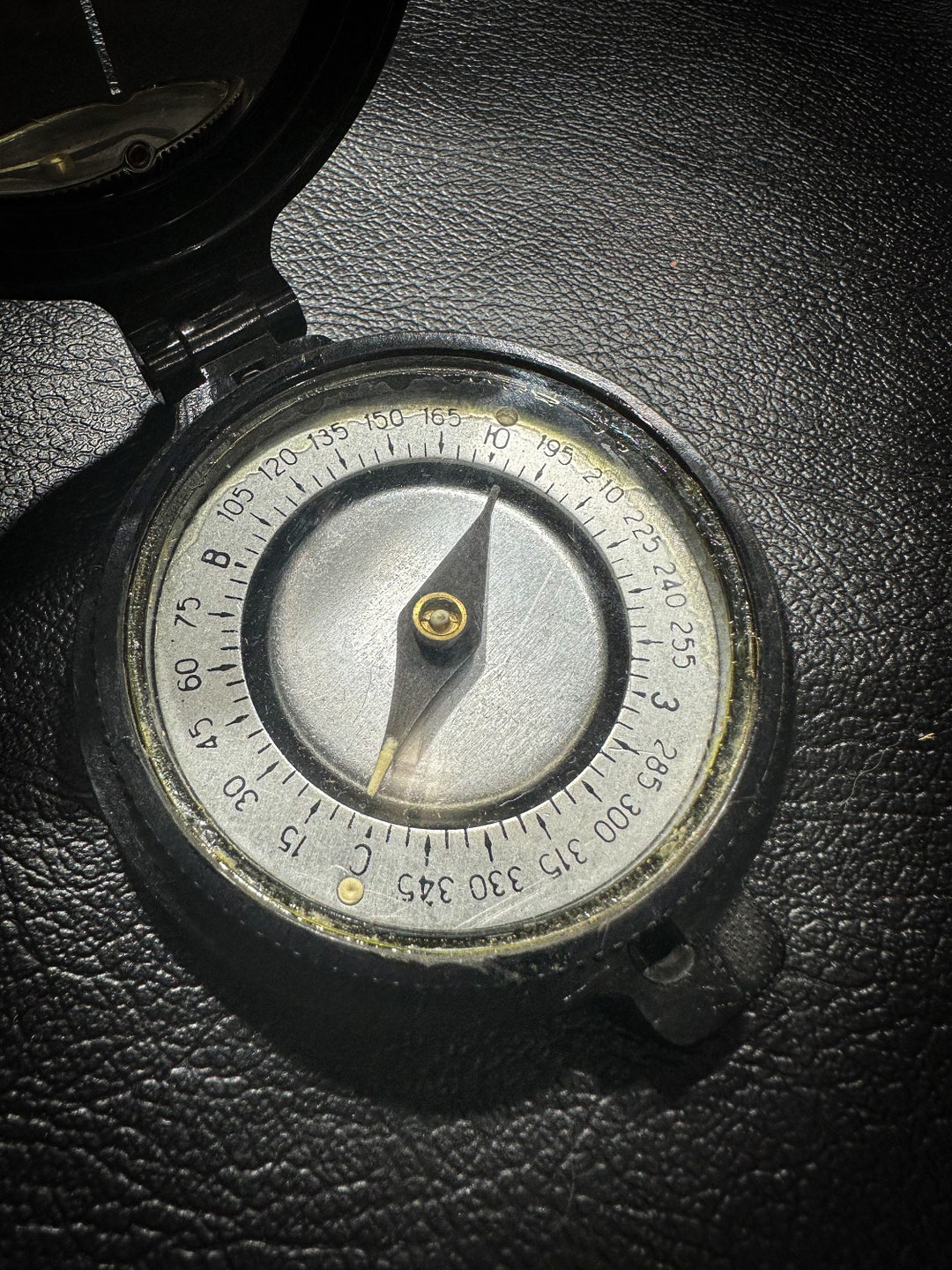 Vintage USSR Pocket COMPASS Adrianov USSR Tourist. Survival Compass ...