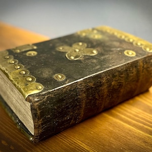 Antique Bible, Latvian Gothic Fonts Bible, Old and New Testament, Rare ...