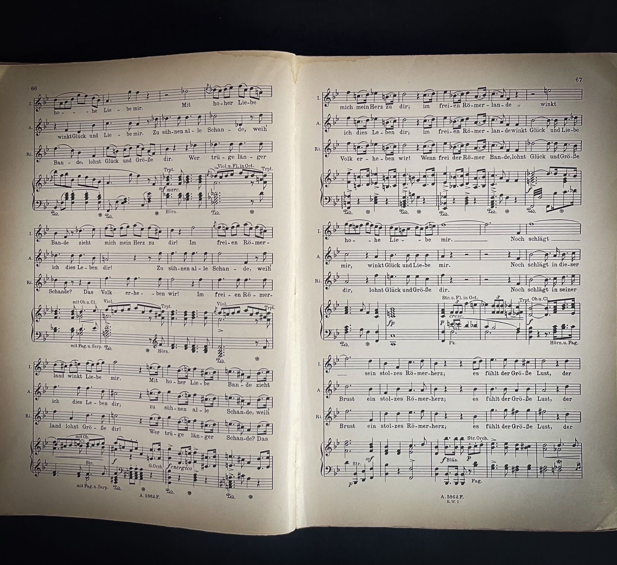 Rare Antique German Music Book Issued in the Year of 1910 Richards ...