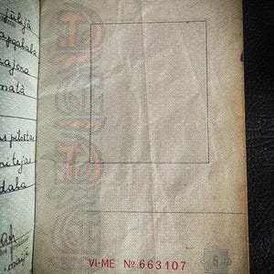 Vintage 80s Soviet Passport. Latvian SSR Legal Official Document ...