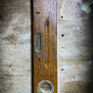 Set of 2 Antique Levels Wooden Tool Carpenter Instruments Collectible ...