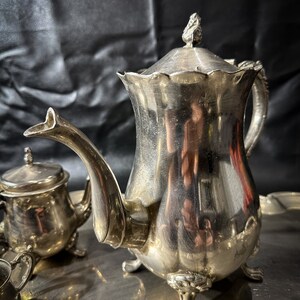 Antique Steel Coffee Set Very Beautiful Tea Dinner Set With Tray Cool ...