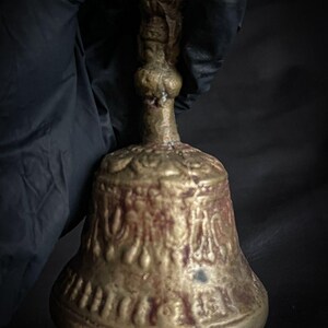 Chinese Ritual Bell, Buddhist Ritual Hand Bell, Tibet Brass Bell With ...