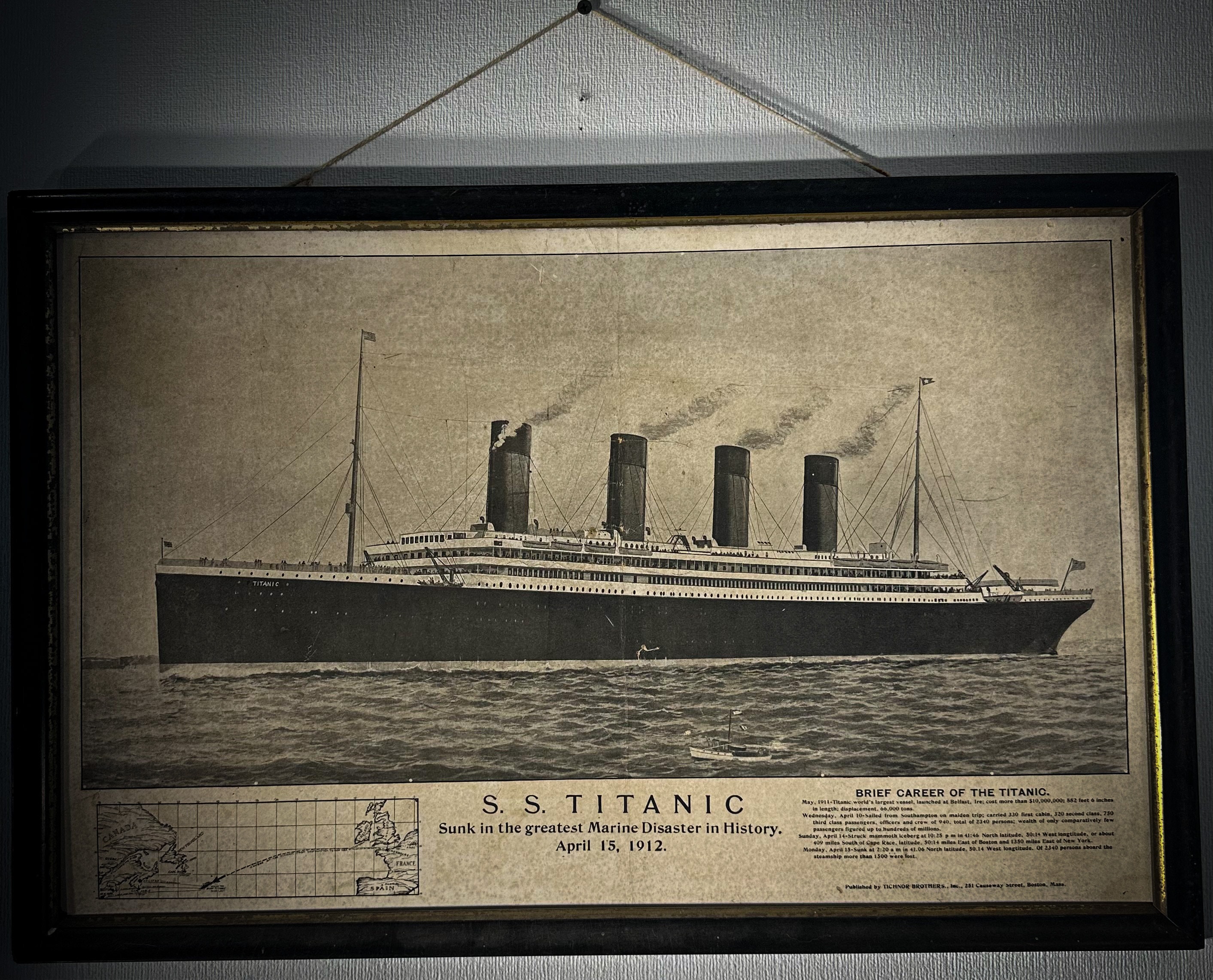 Titanic Ship Poster
