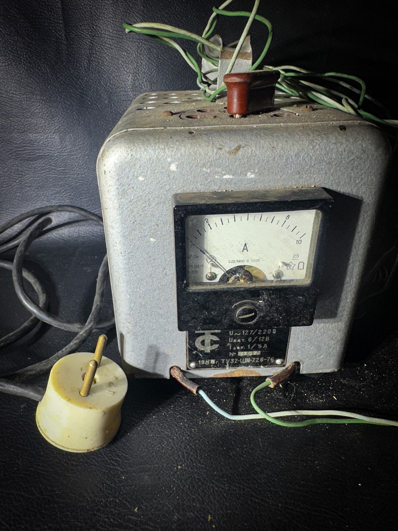 Auto Accumulator Battery Charger USSR Type B3-5 Electrical Heavy Metal ...