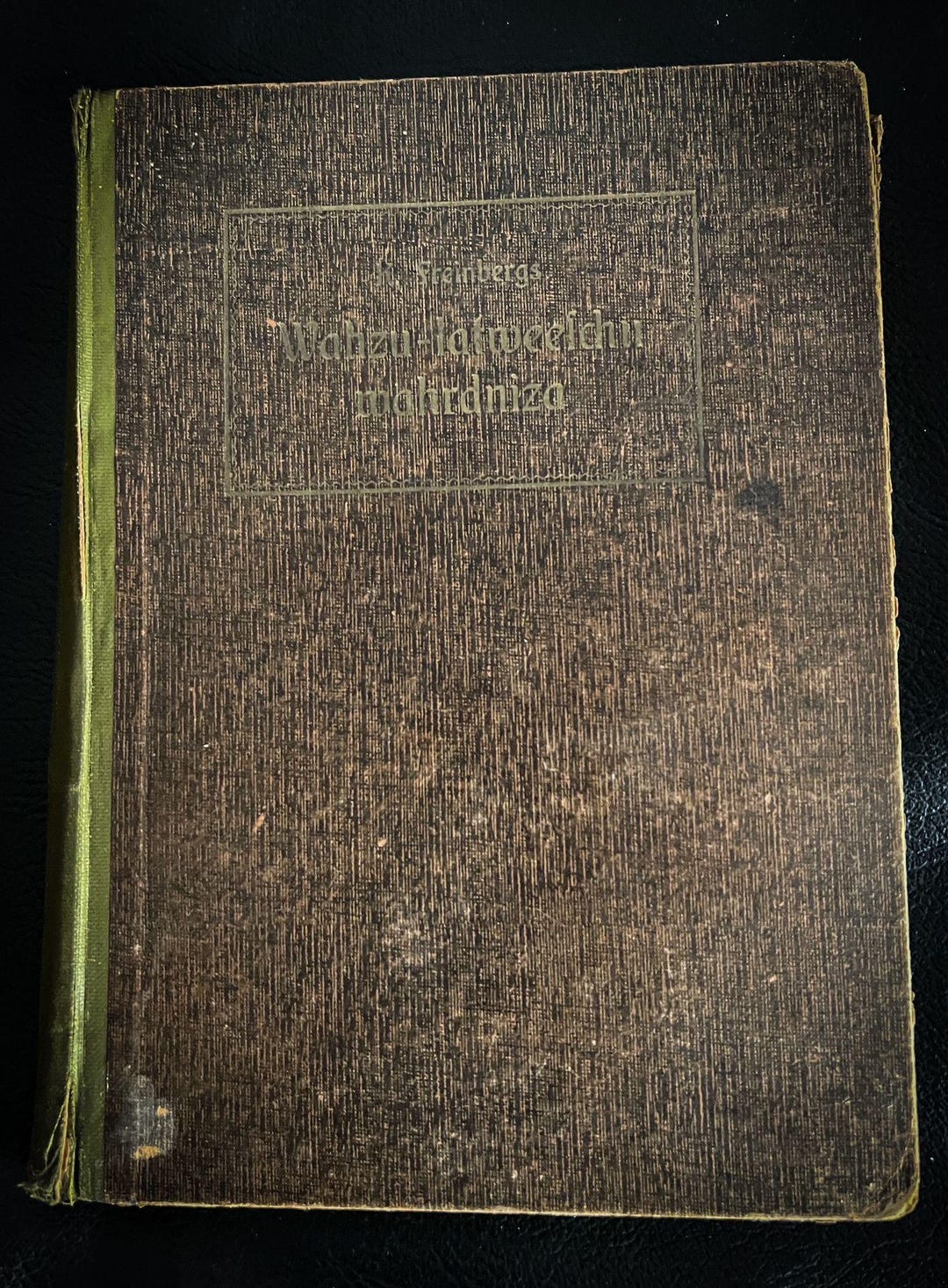 Latvian German Dictionary, 1920s Latvia, Hardcover Book Linguistics ...