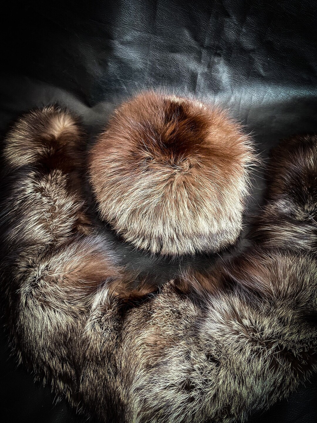 Silver Fox Real Fur, Authentic Vintage Soviet 70s, Winter Fur Wrap and ...