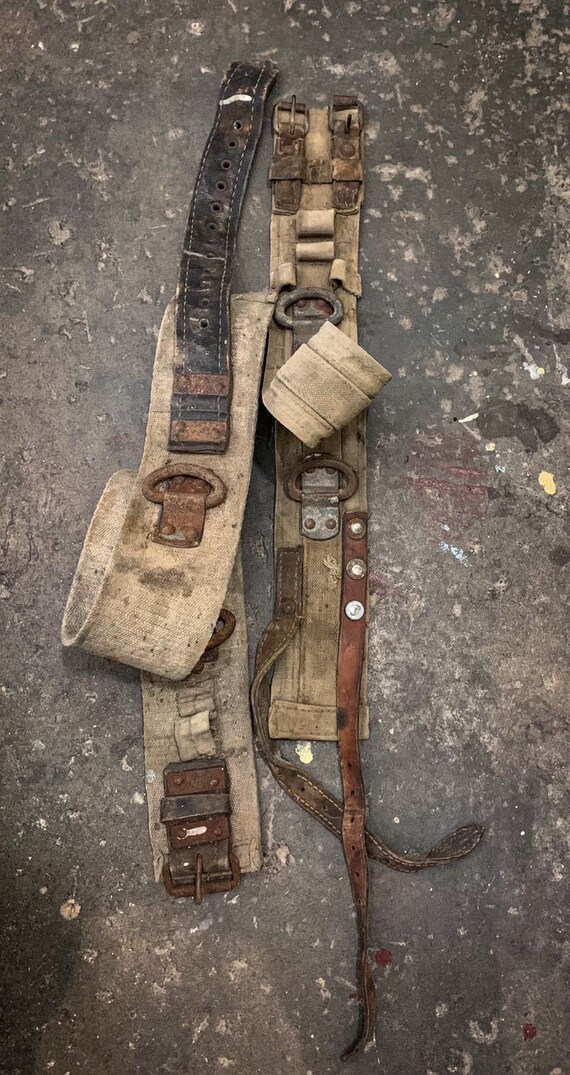 Vintage Soviet Era Heavy Rescue Belt. Work at height … - Gem