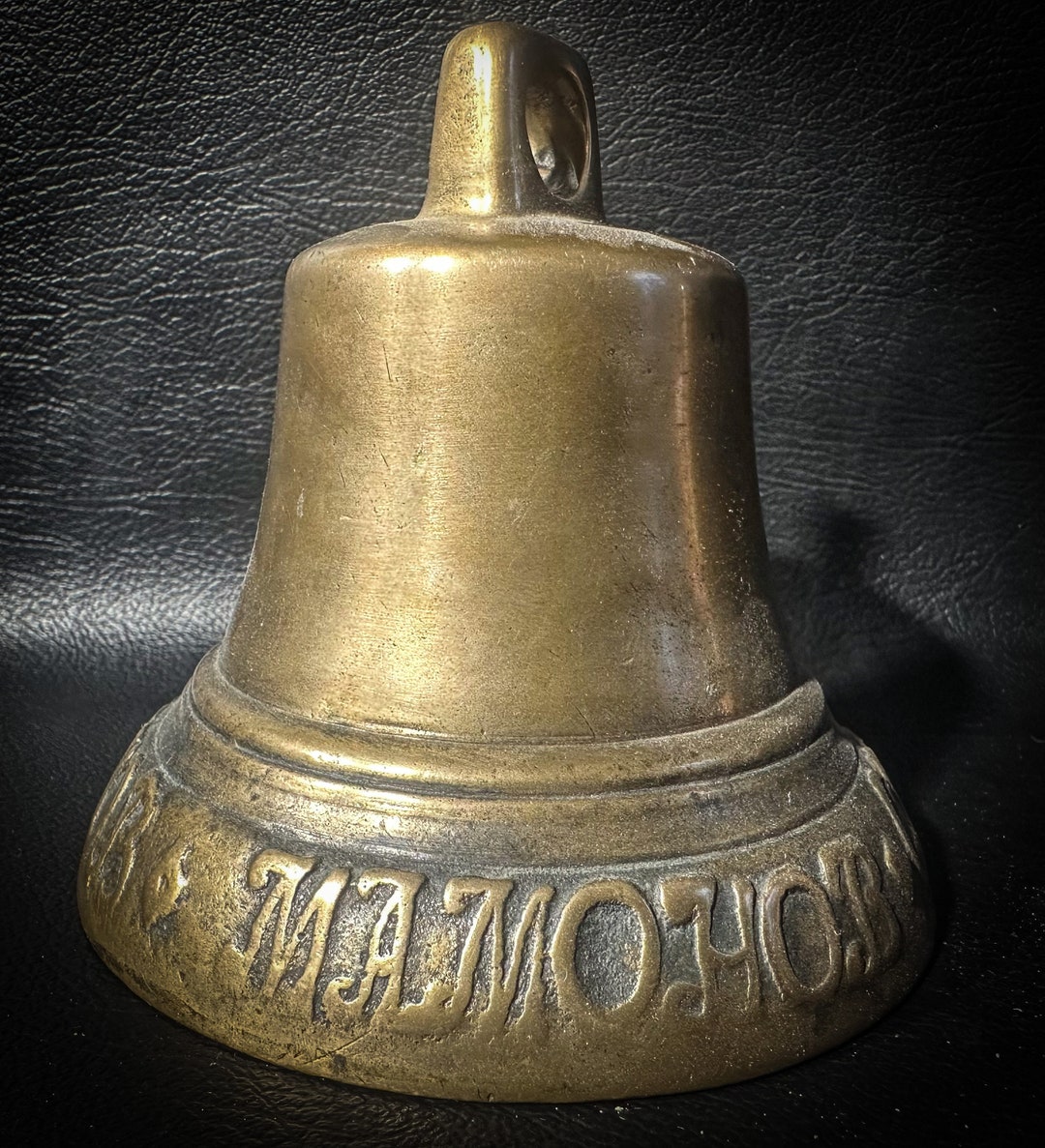 EMPIRE Authentic LARGE Antique Russian Bronze Ring Bell 19th Century ...