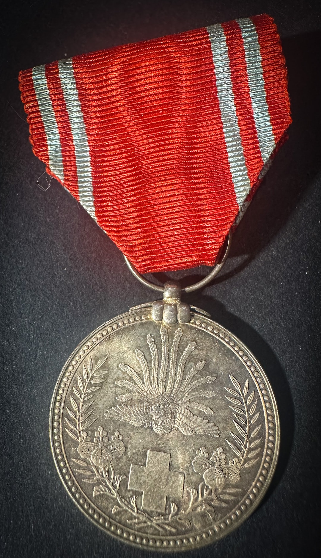 Japanese Silver Red Cross Society Medal World War 1 Authentic ...
