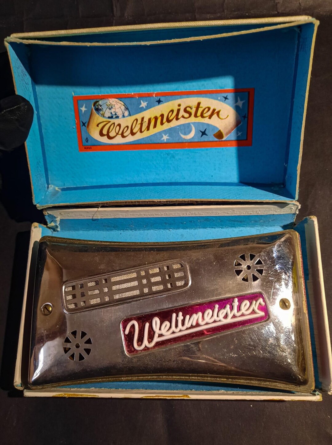Vintage Weltmeister Harmonica, Collectible Musical Instrument, Vermona ...