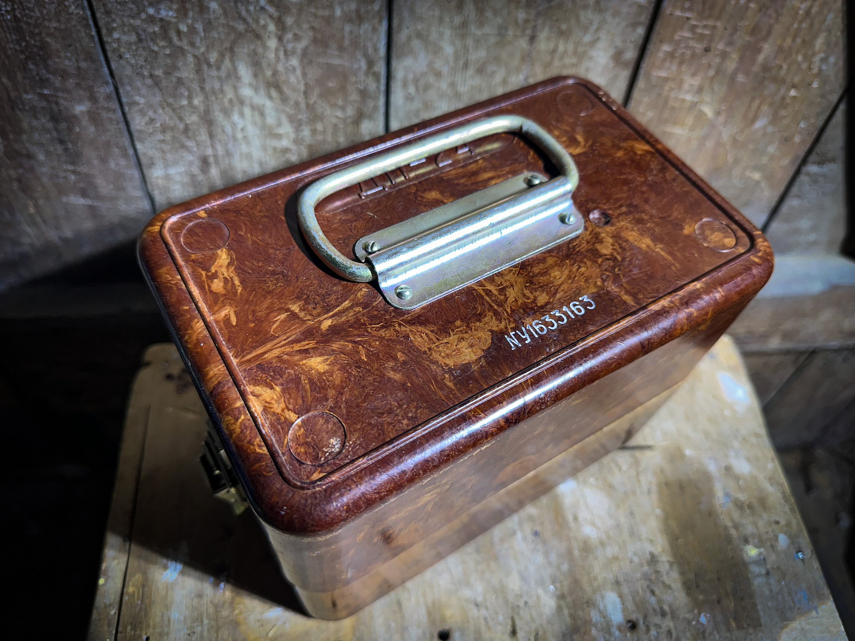 Army Military Bakelite Box Vintage Dosimeter DP-24 AMMO Chest Organizer ...