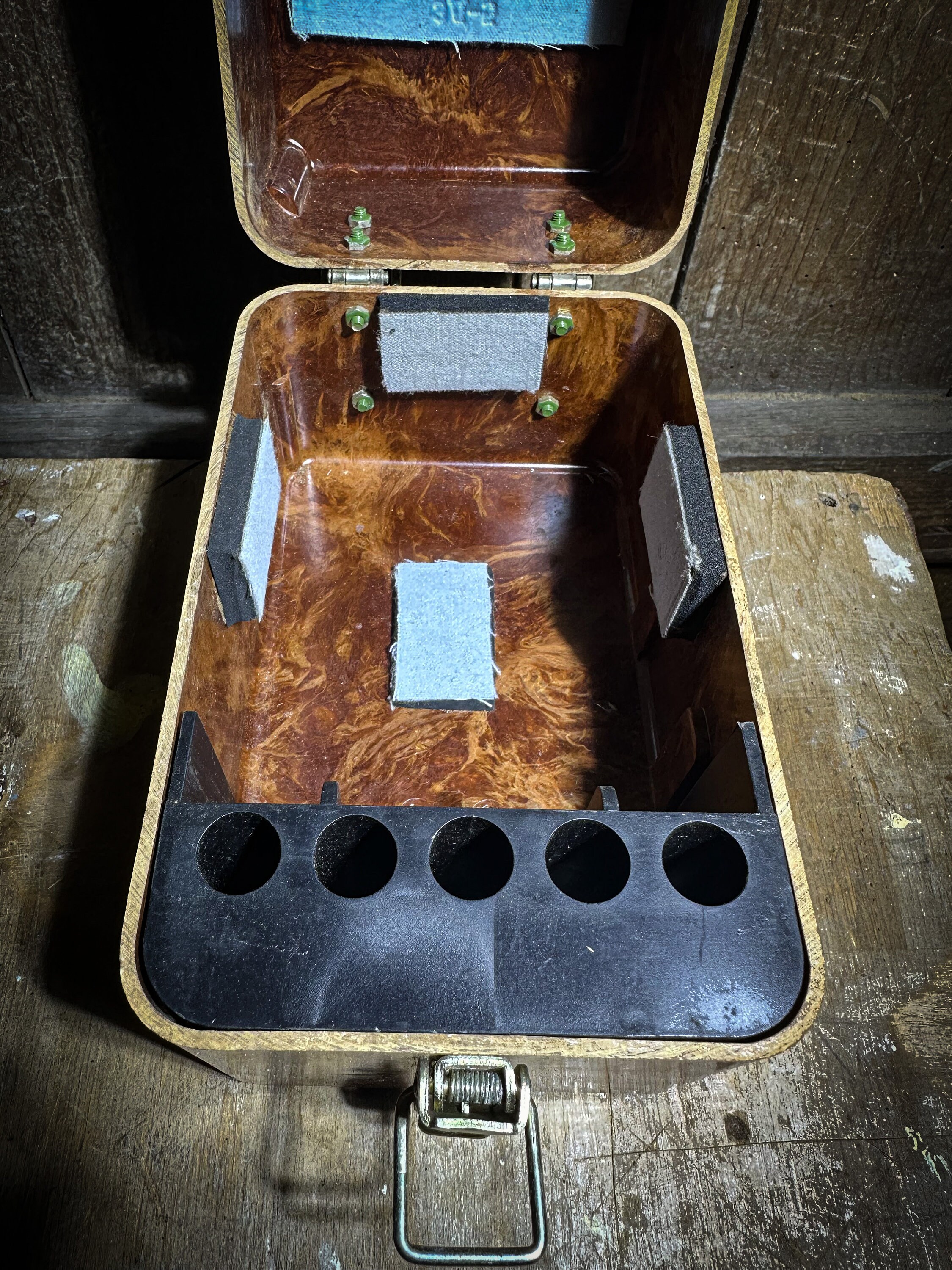Army Military Bakelite Box Vintage Dosimeter DP-24 AMMO Chest Organizer ...