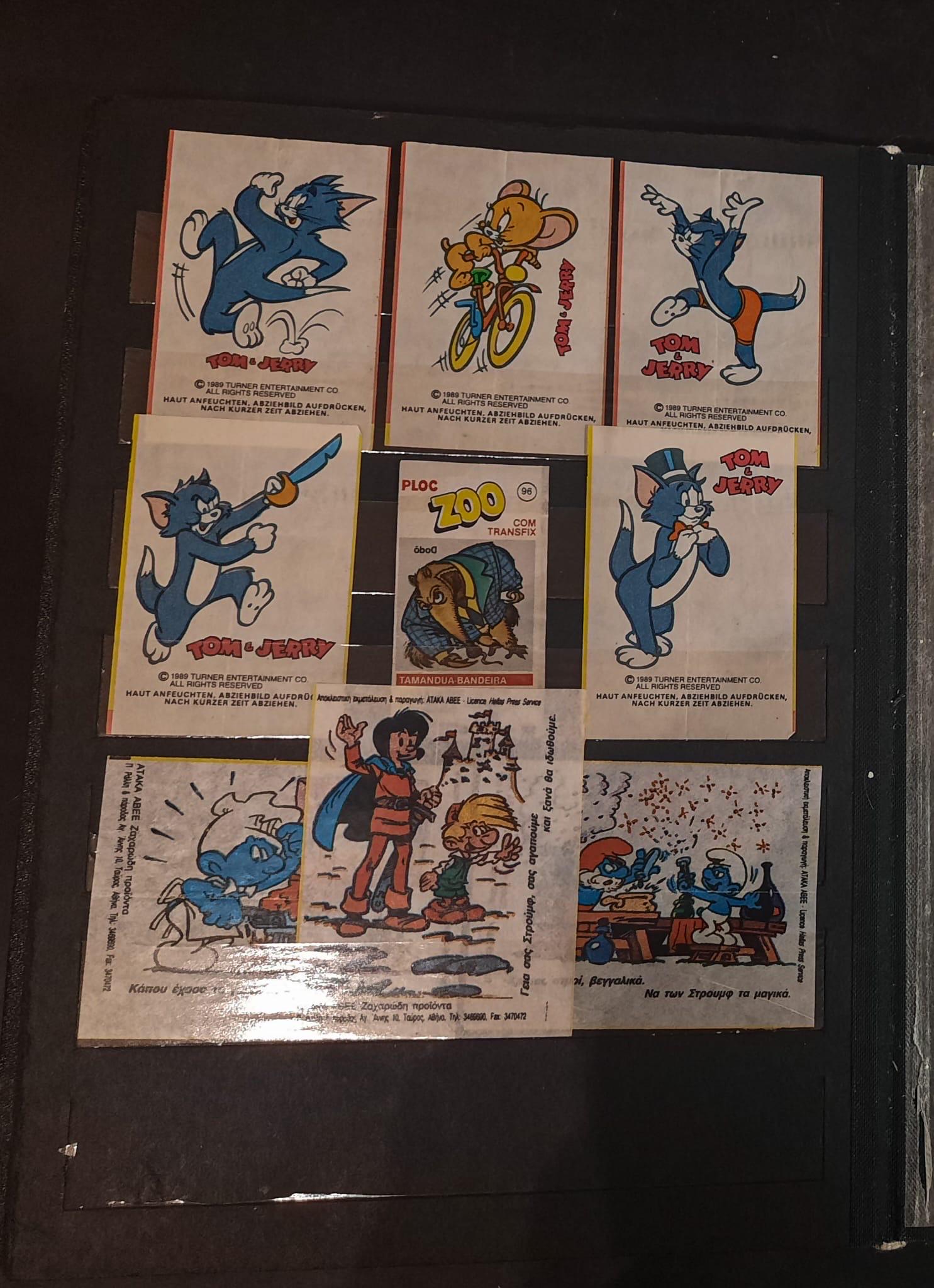 Vintage Chewing Gum Wrappers, Cartoon Packaging, 80s-90s Collectibles ...