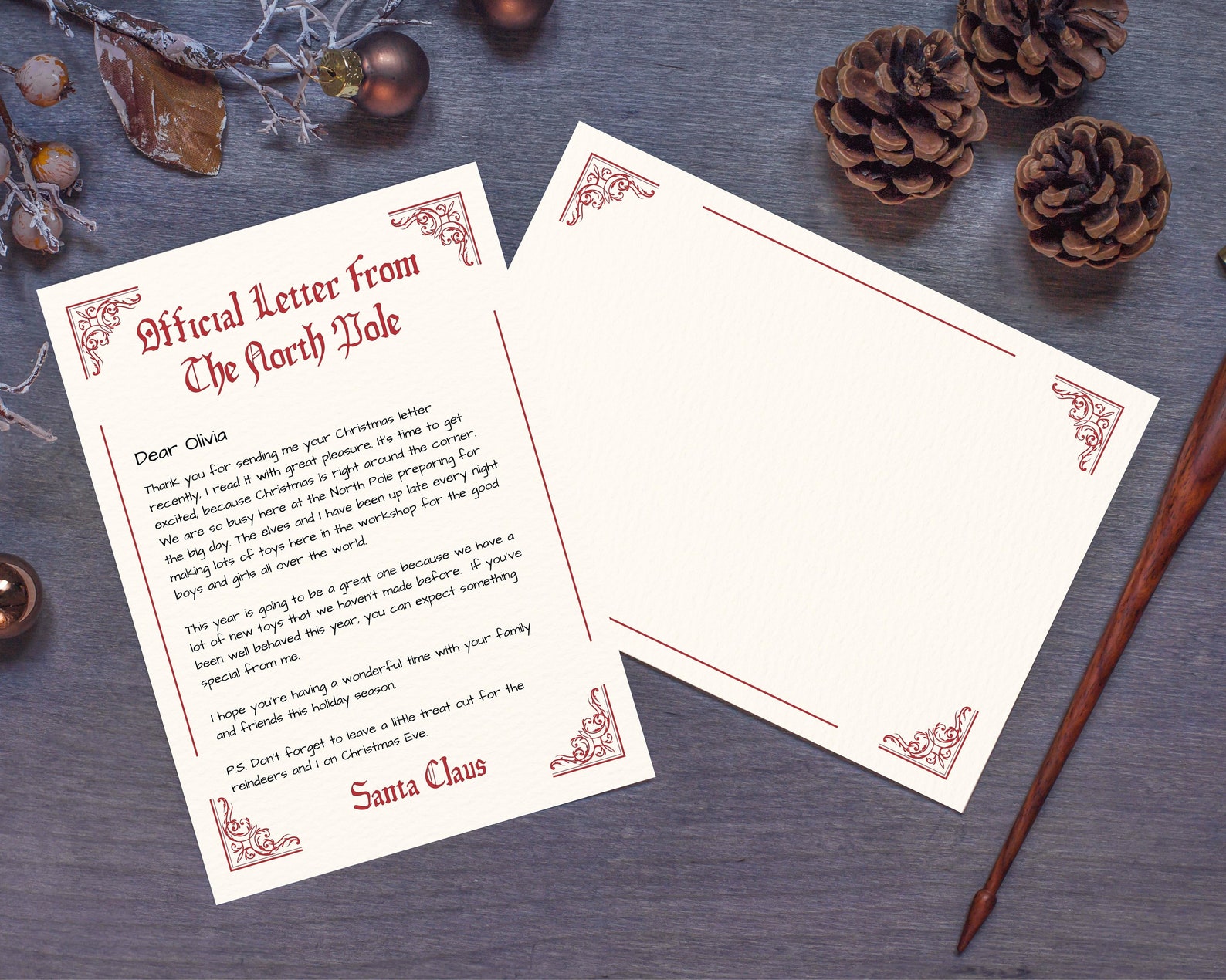 Personalised Letter From Santa, Christmas Letter, Children's Christmas ...