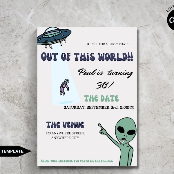 Digital Template Among Us Party - Etsy