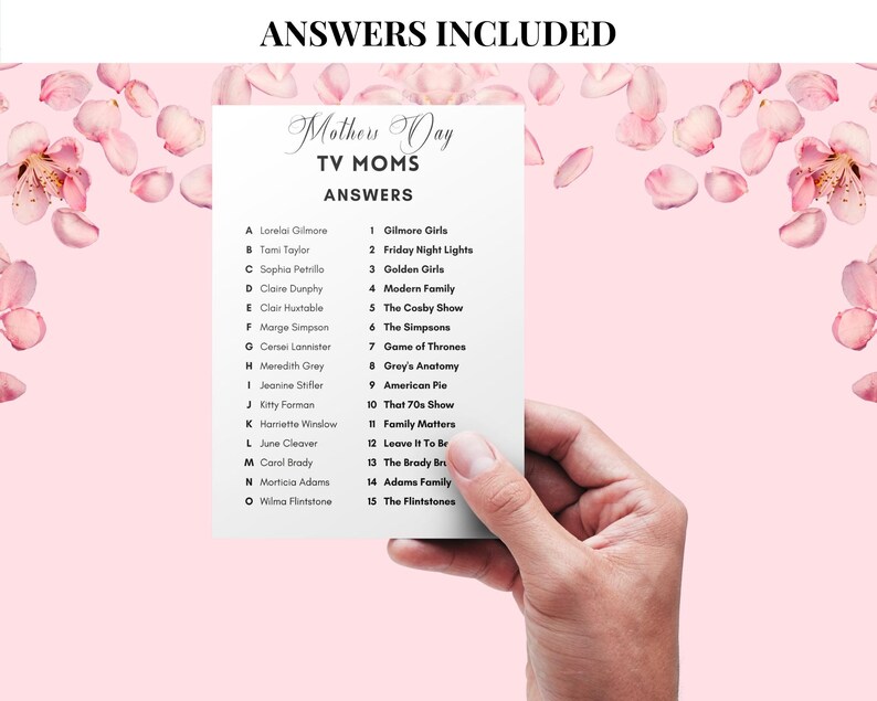 Mothers Day Games Bundle, Mothers Day, Mothers Day Brunch, Mothers Day ...