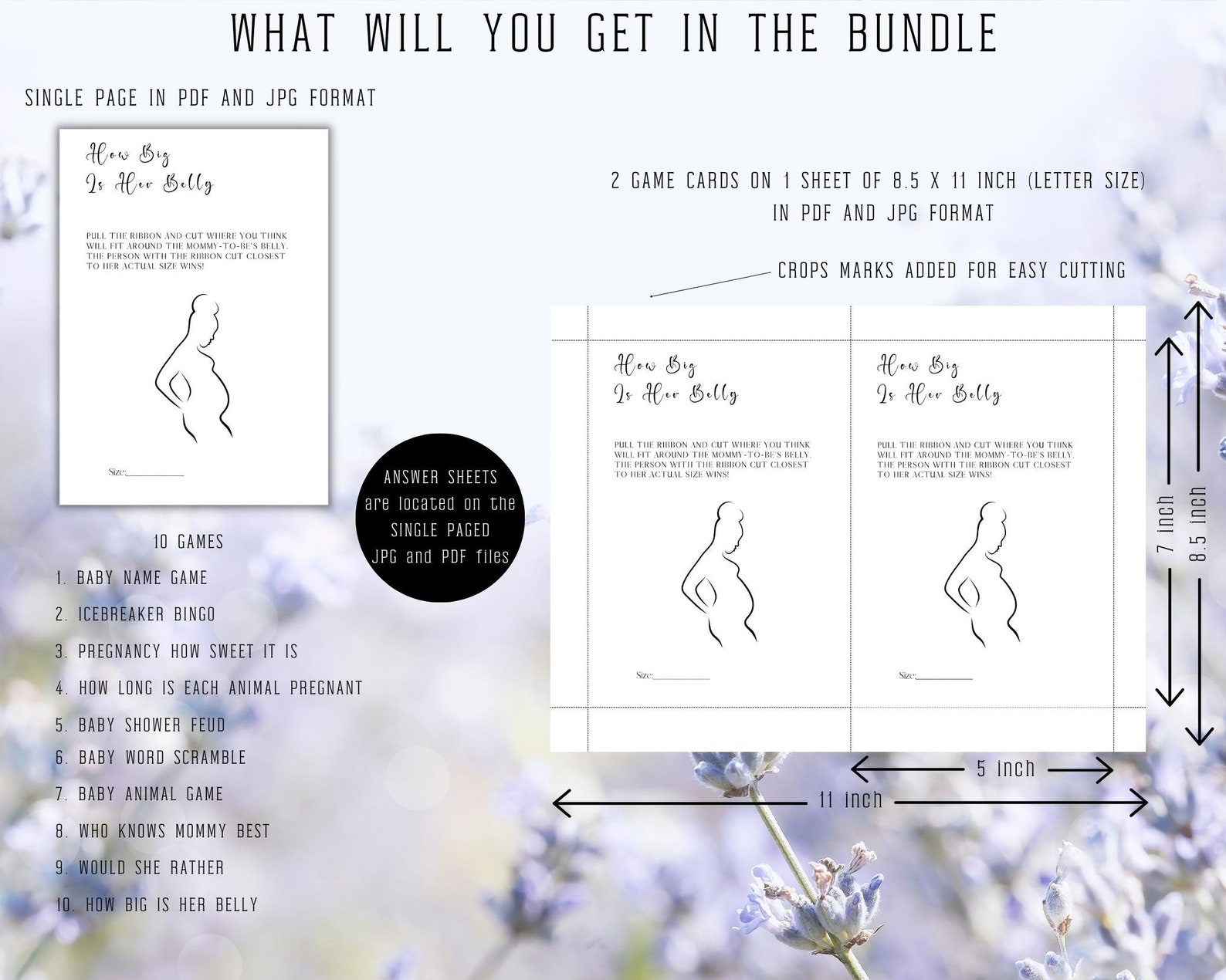 Modern Baby Shower Games, Baby Game Bundle, Shower Game Bundle, Game ...