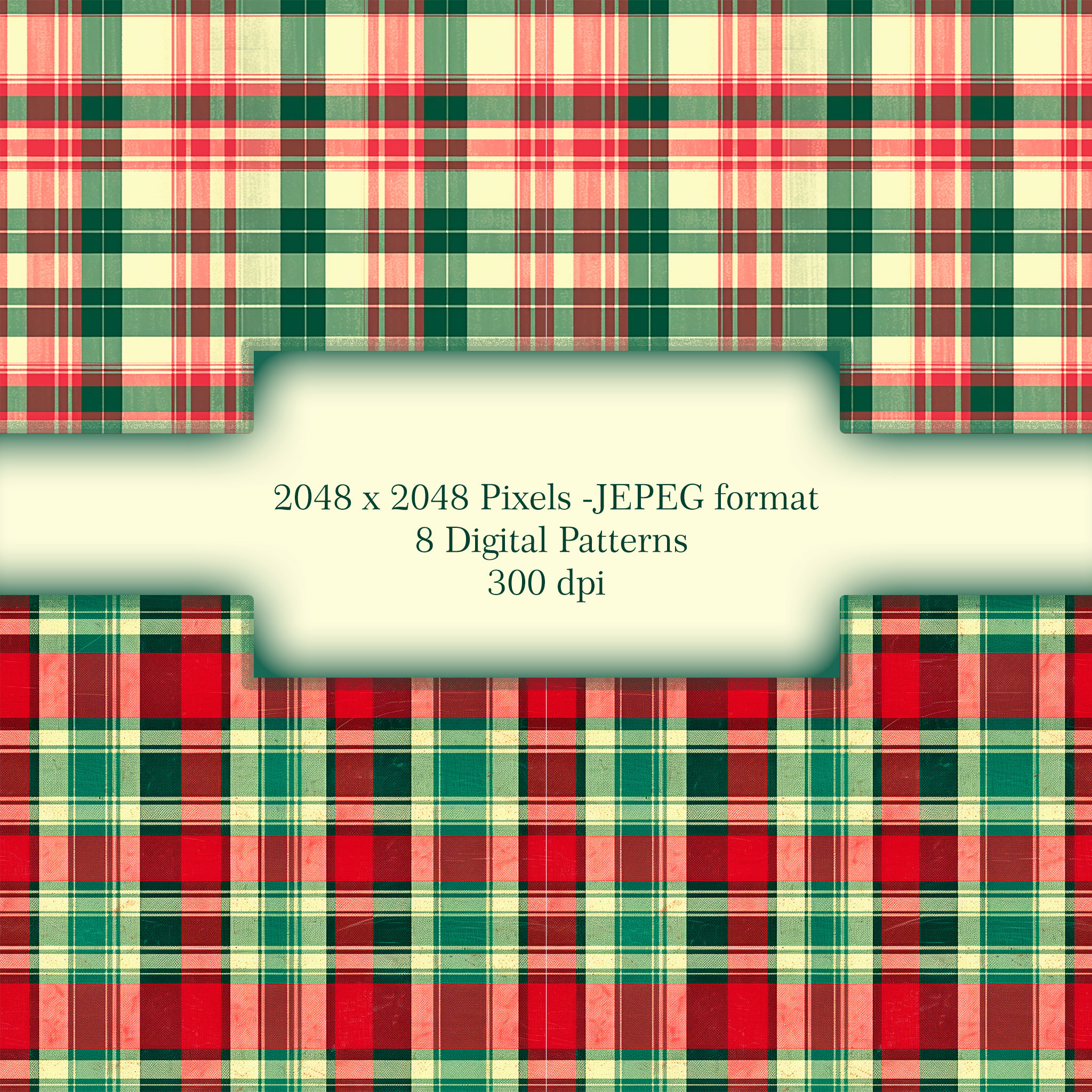 Seamless Old Vintage Plaid Pattern, Seamless Pattern, Digital Paper ...