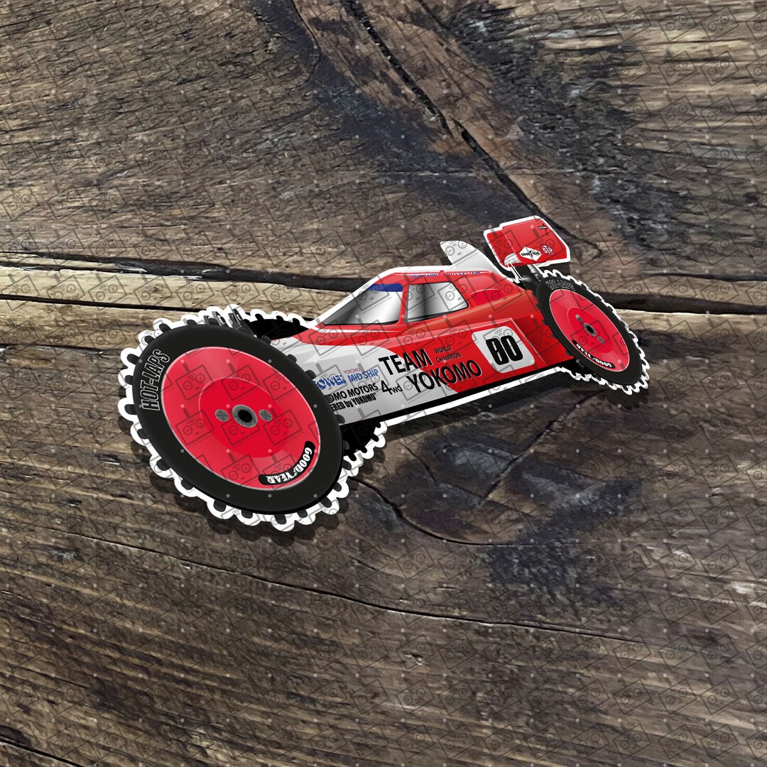 Yokomo Super Dogfighter Sticker, Vintage RC Decals, Radio Controlled ...