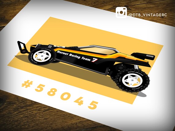 Digital Prints Art & Collectibles Wall Art Vintage Radio Controlled Car ...