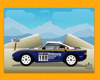 Dakar Rally Poster - Etsy