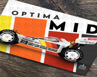 Team Associated RC10 Print, A3, Vintage Radio Controlled Car Art, Wall ...