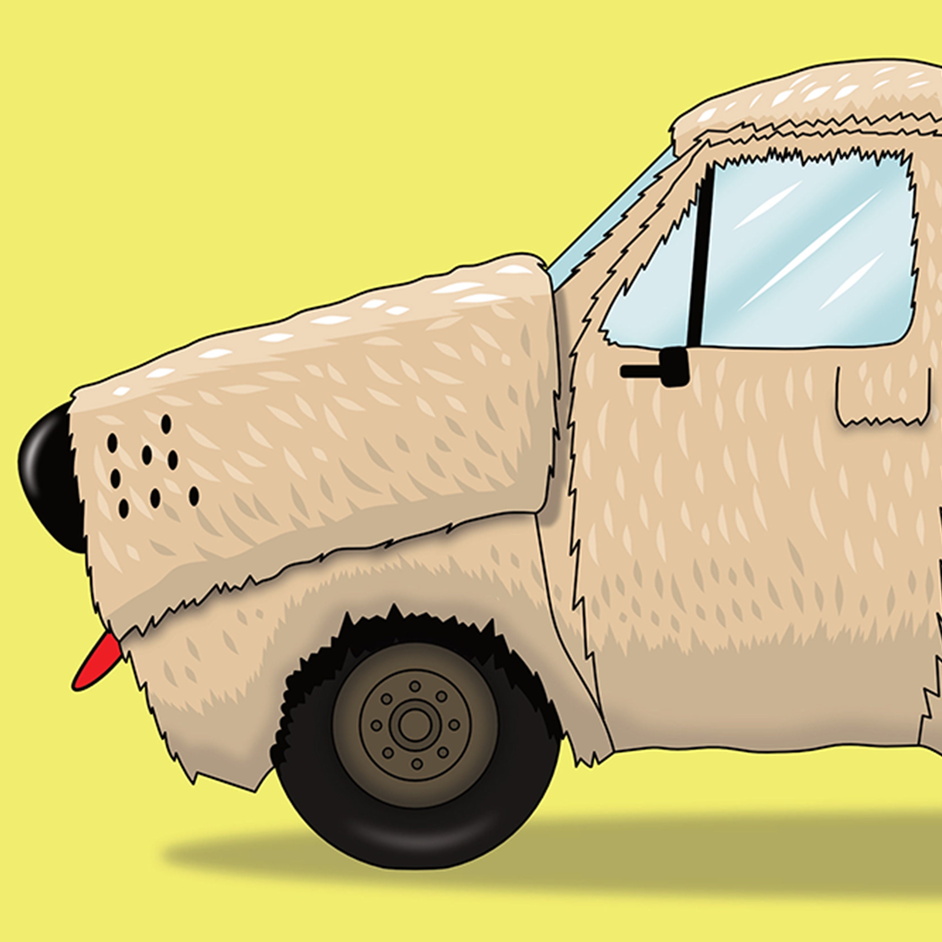 Dumb & Dumber Car Poster Print Car Wall Art / Minimalist / Retro ...
