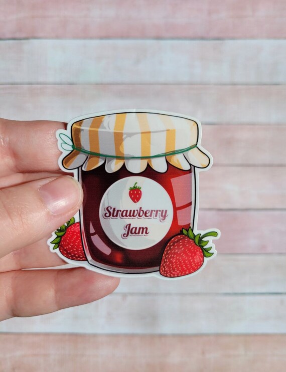 Strawberry Jam Sticker - Etsy