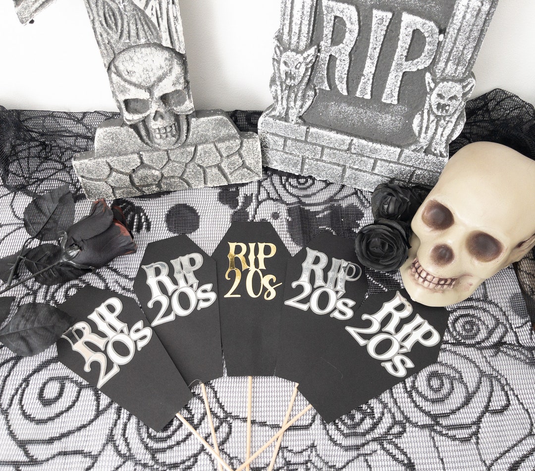 RIP 20's Cake Topper - Etsy