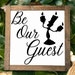 Guest Bathroom Sign, Guest Bathroom Decor, Be Our Guest Sign, Guest ...