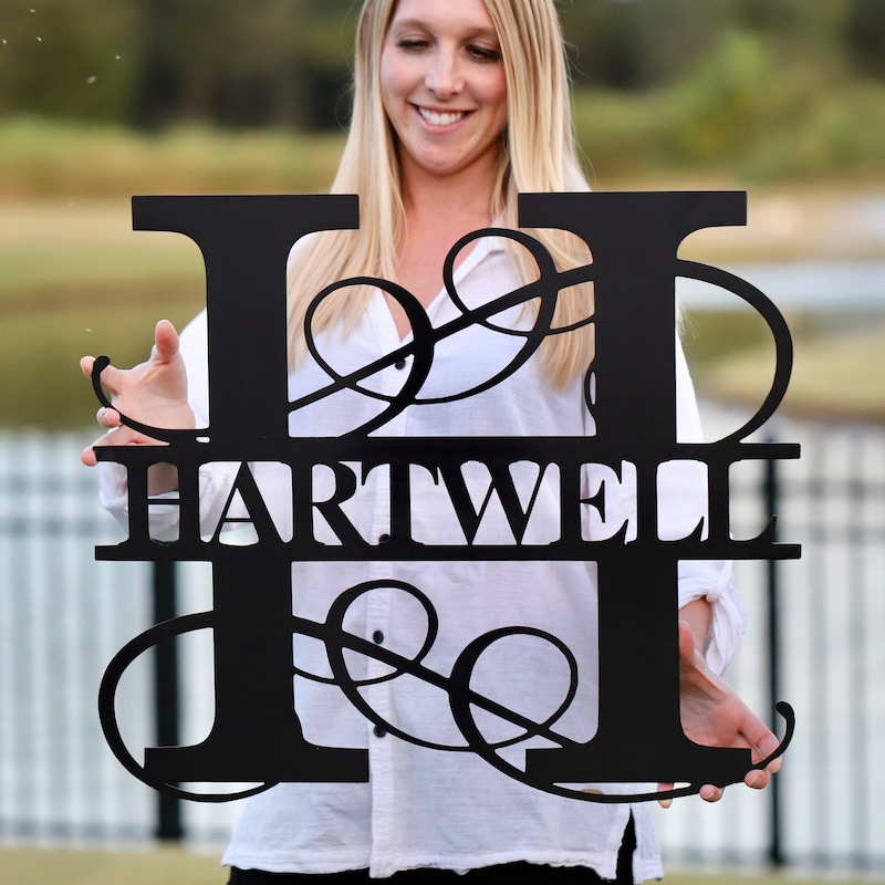 Last Name Monogram - Etsy