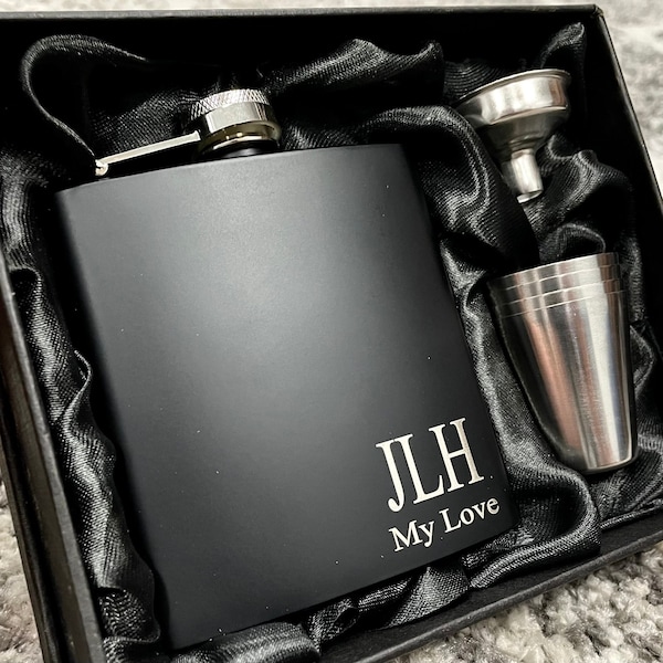Personalized Flask - Etsy