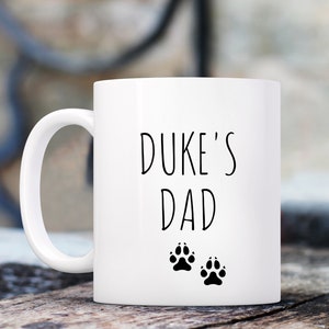 Dog Dad Mug, Fathers Day Gift From Dog, Dog Dad Gift, Dad Gift From Dog ...