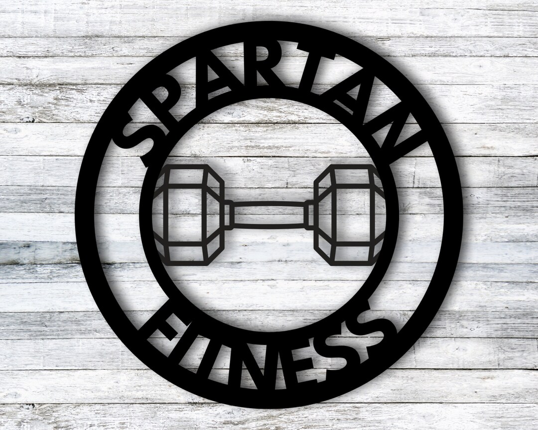 Personalized Home Gym Sign, Personalized Workout Sign, Custom Metal ...