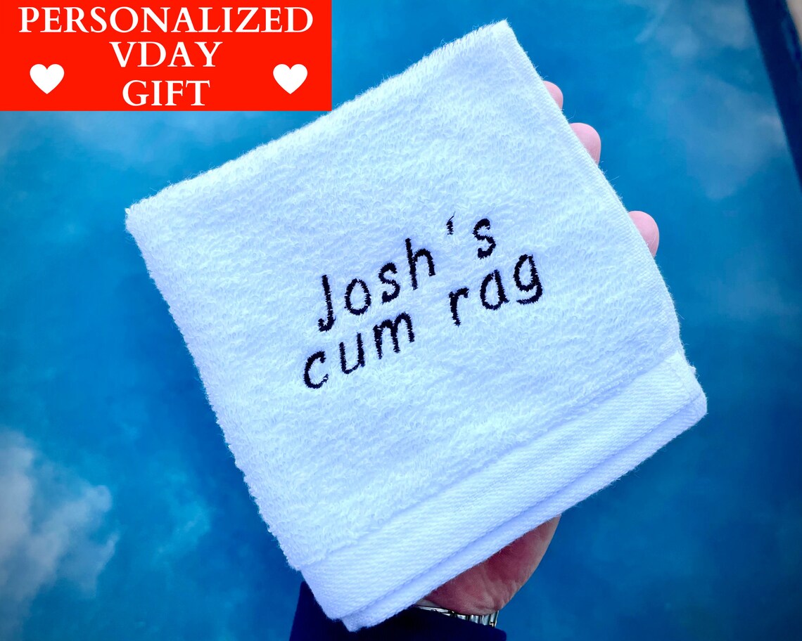 Personalized Cum Rag Cum Rag Bachelor Party Gift Party - Etsy