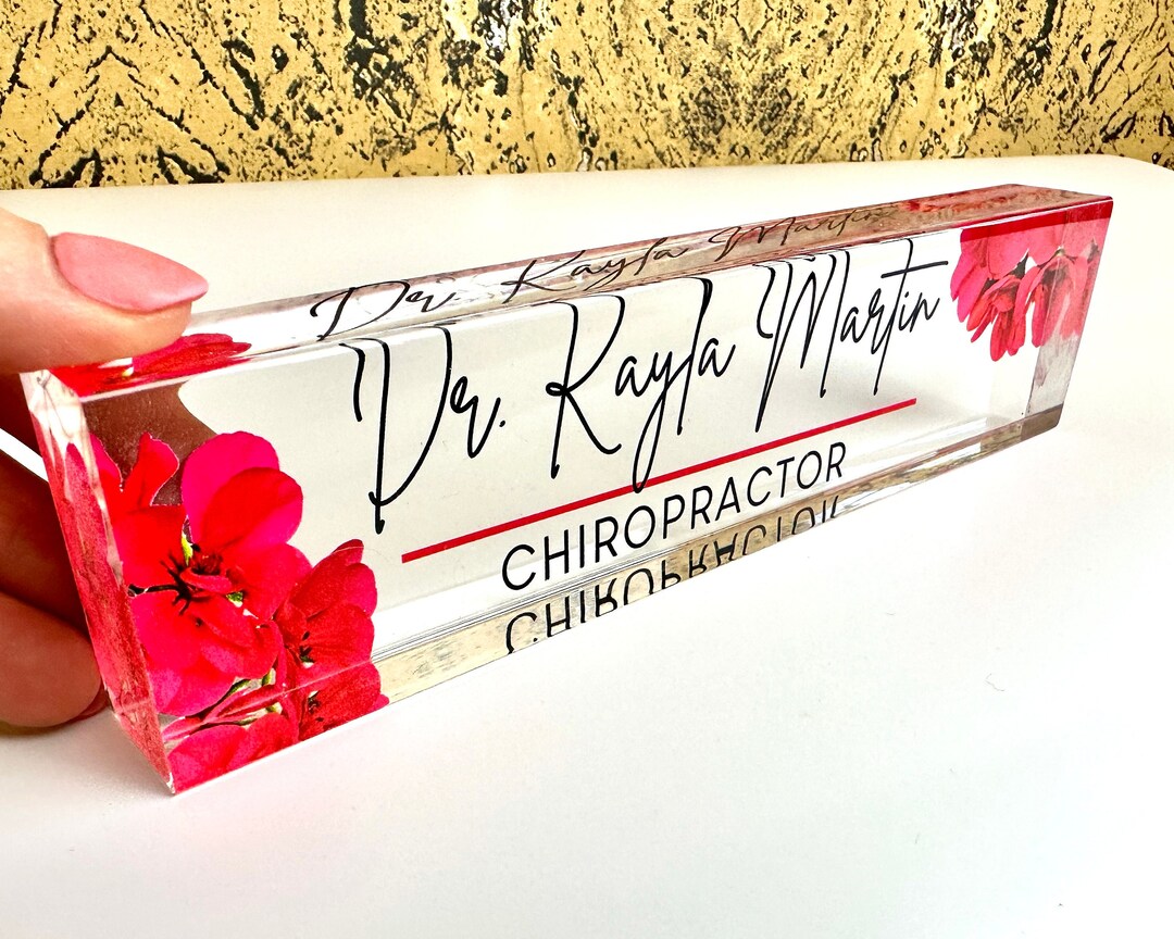 Office Desk Name Plate Personalized, Custom Name Plates for Desk ...