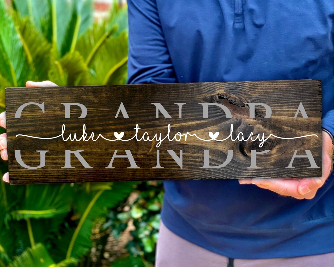Grandpa Fathers Day Gift, Grandpa Sign, Gift for Grandpa, Sign for ...