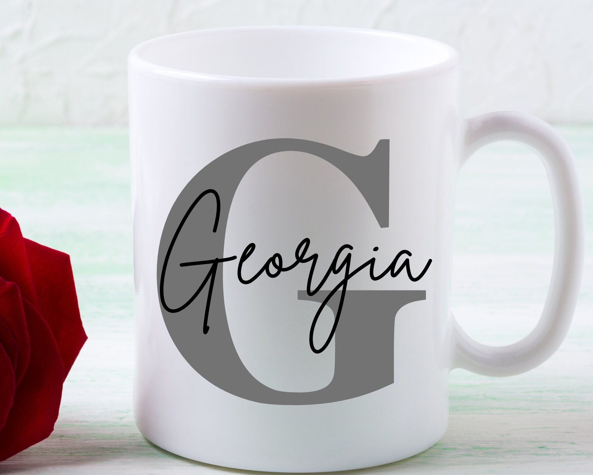 Personalized Coffee Mug Monogram Coffee Mug Coffee Mug With - Etsy