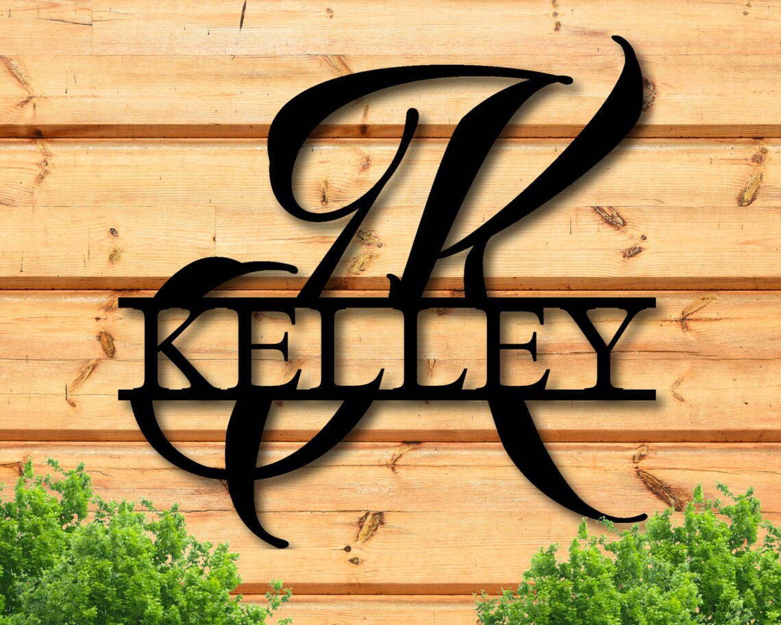 Personalized Wedding Gift Last Name Sign Family Name Sign - Etsy