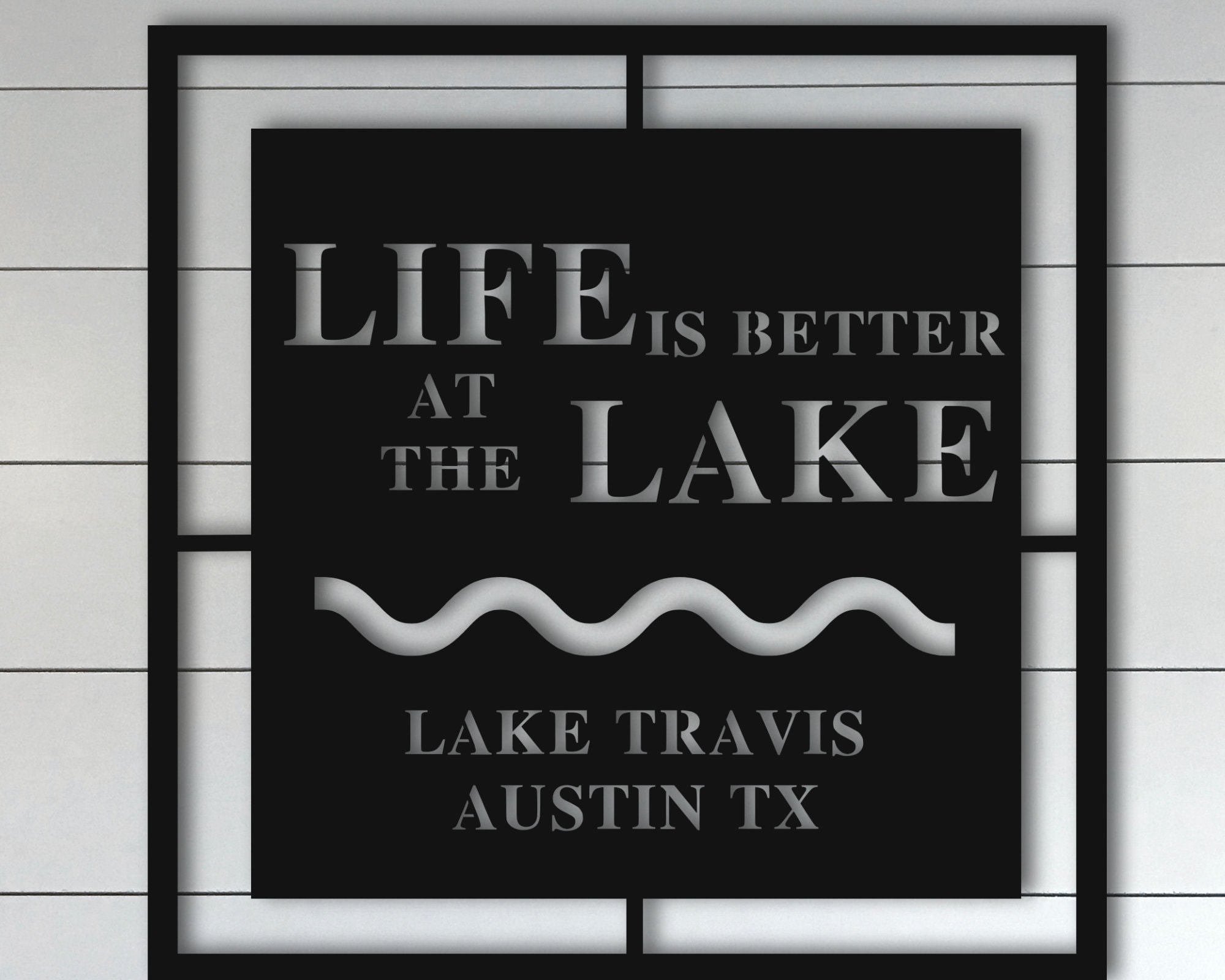 Personalized Lake House Sign Custom Lake House Metal Lake - Etsy