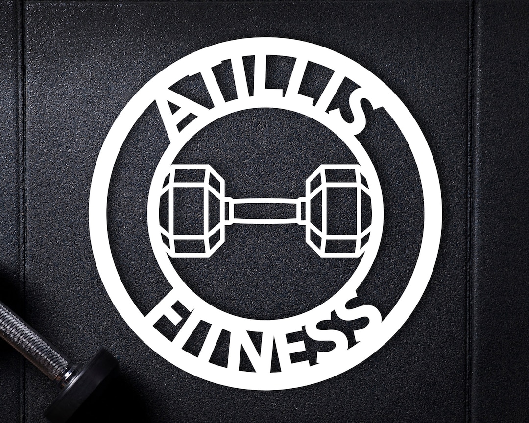 Gym Sign, Personalized Home Gym Sign, Custom Metal Gym Sign, Home Gym ...