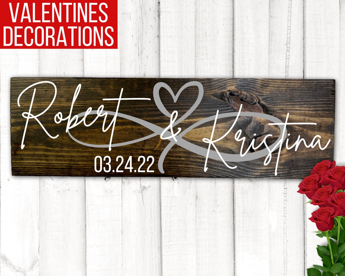 Custom Infinity Wood Sign Infinity Name Sign Personalized - Etsy