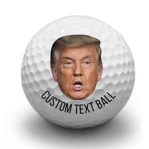 Custom Donald Trump Golf Balls, Funny Joe Biden Golf Ball, Funny ...
