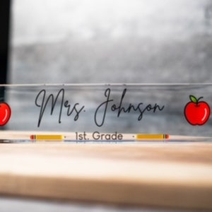 Personalized Teacher Name Plate, Custom Desk Sign for Teachers, Teacher ...